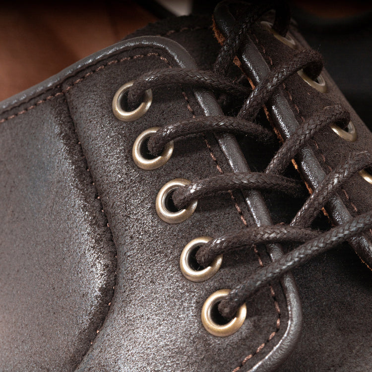 The Brawler Shoe in Truffle waxed Leather – Lennertson Shoes